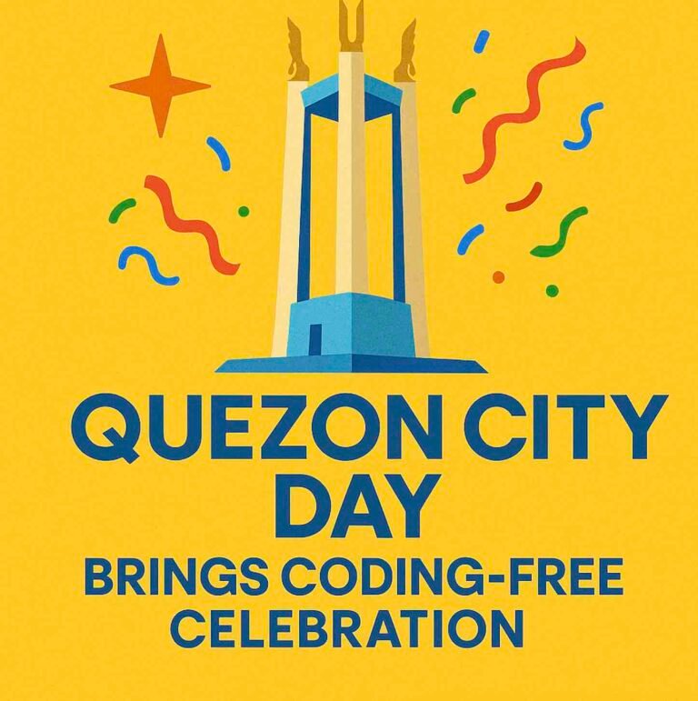 Quezon City Marks Founding Anniversary with Holiday, Coding Suspension ...